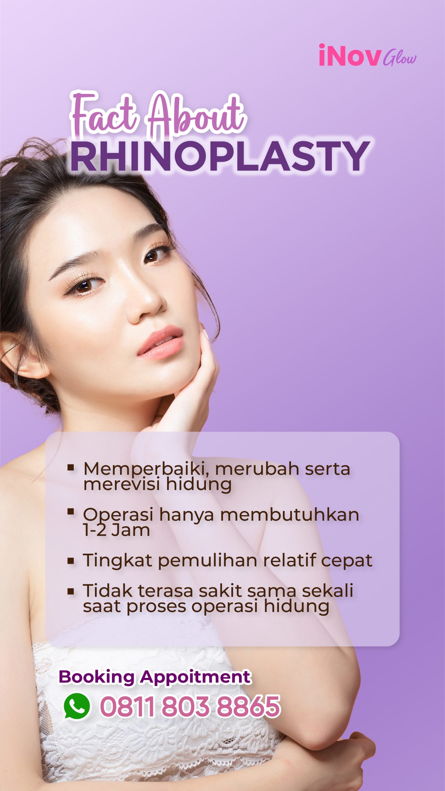 MENGENAL TAHAPAN PROSEDUR REVISI HIDUNG - INOVGLOW - KLINIK SPESIALIS BEDAH PLASTIK TERBAIK