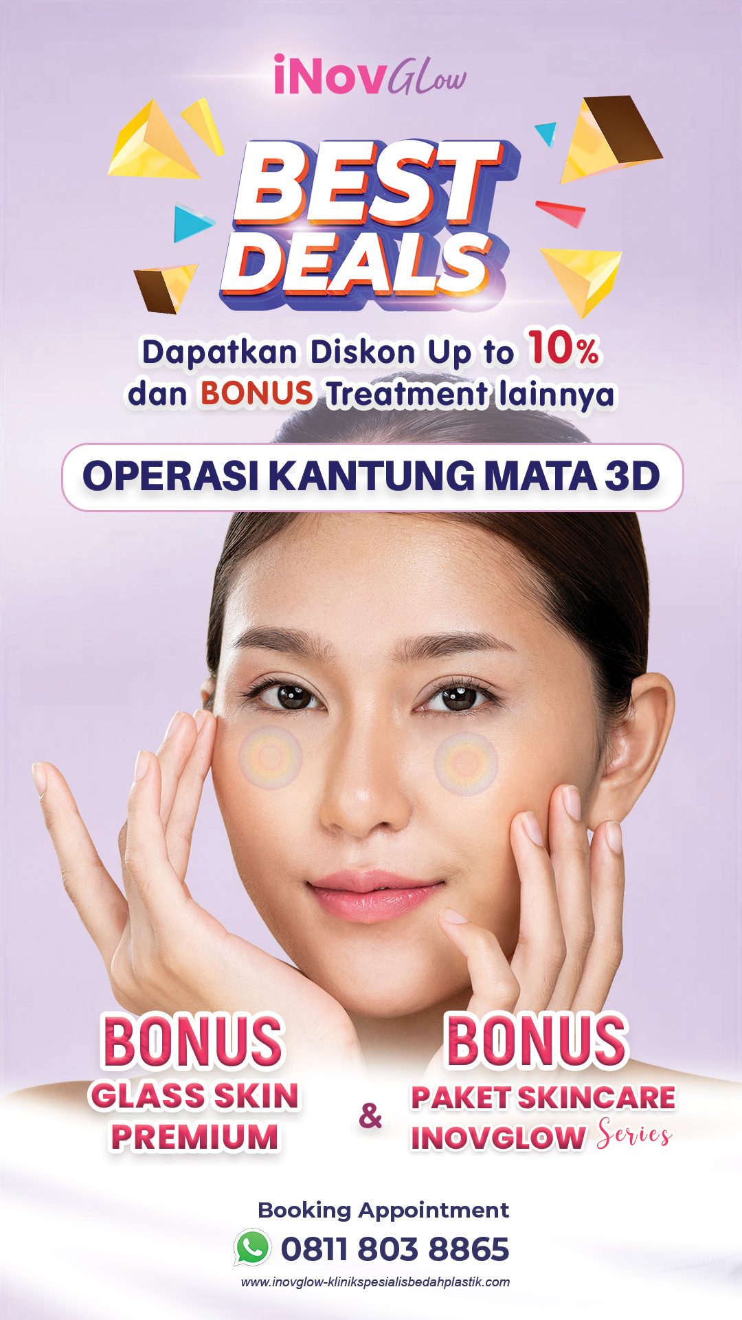 Operasi Kantung Mata Harga di Klinik Inov Glow - iNOV GLOW