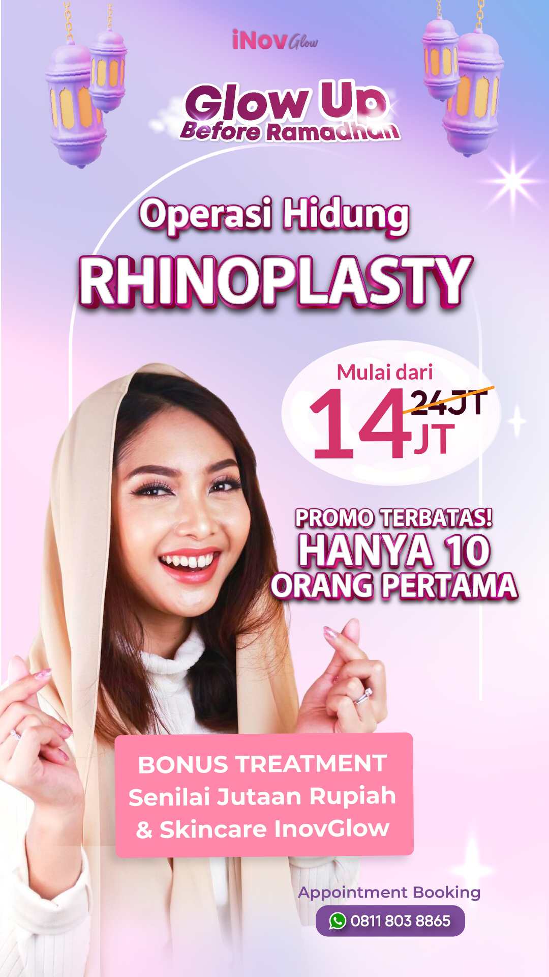 Operasi Hidung Bertahan Berapa Lama di Klinik Inov Glow - iNOV GLOW